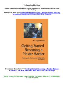 Ethical Hacking Report