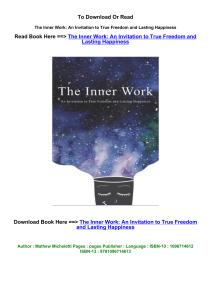 Spiritual Shadow Work