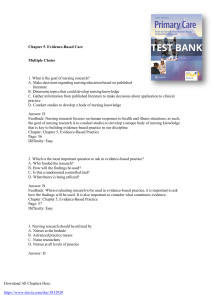 Analyse and interpret data