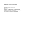 UST FMS Application Requirements Checklist