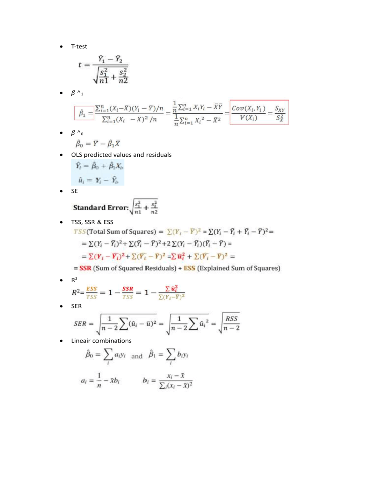 Statistical Methods Lecture Notes Statistical Methods Lecture Notes
