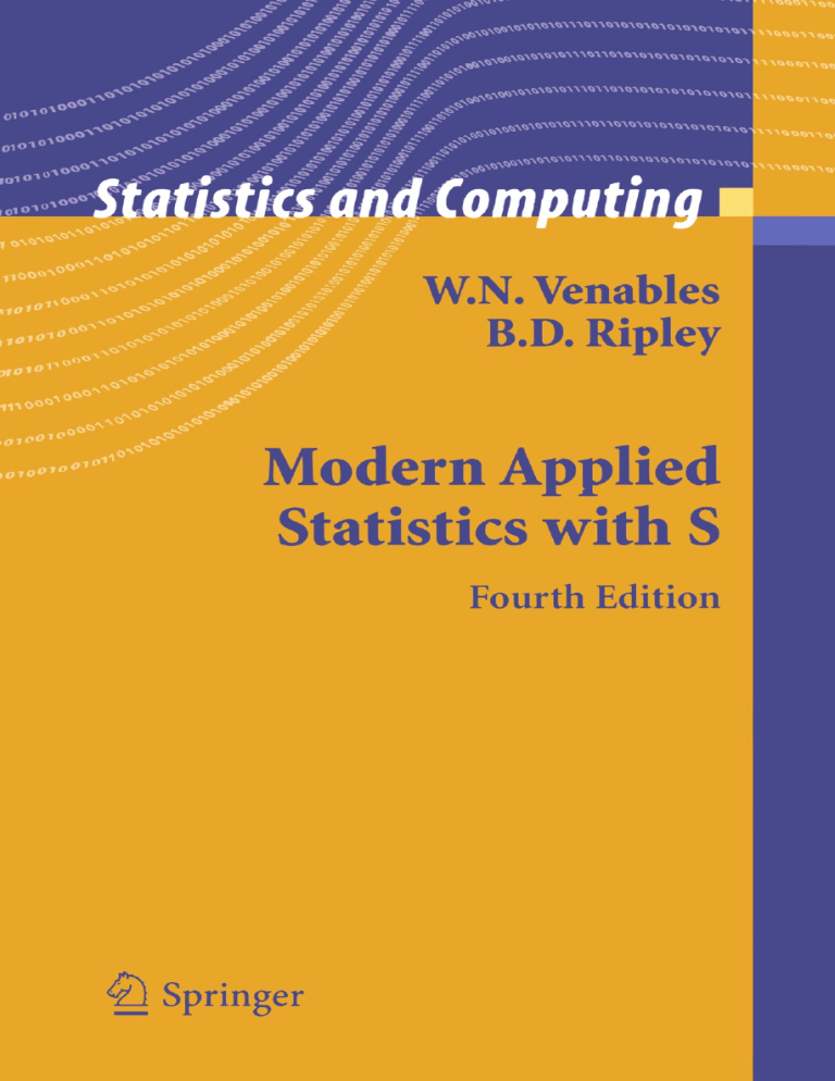 2002 Book ModernAppliedStatisticsWithS