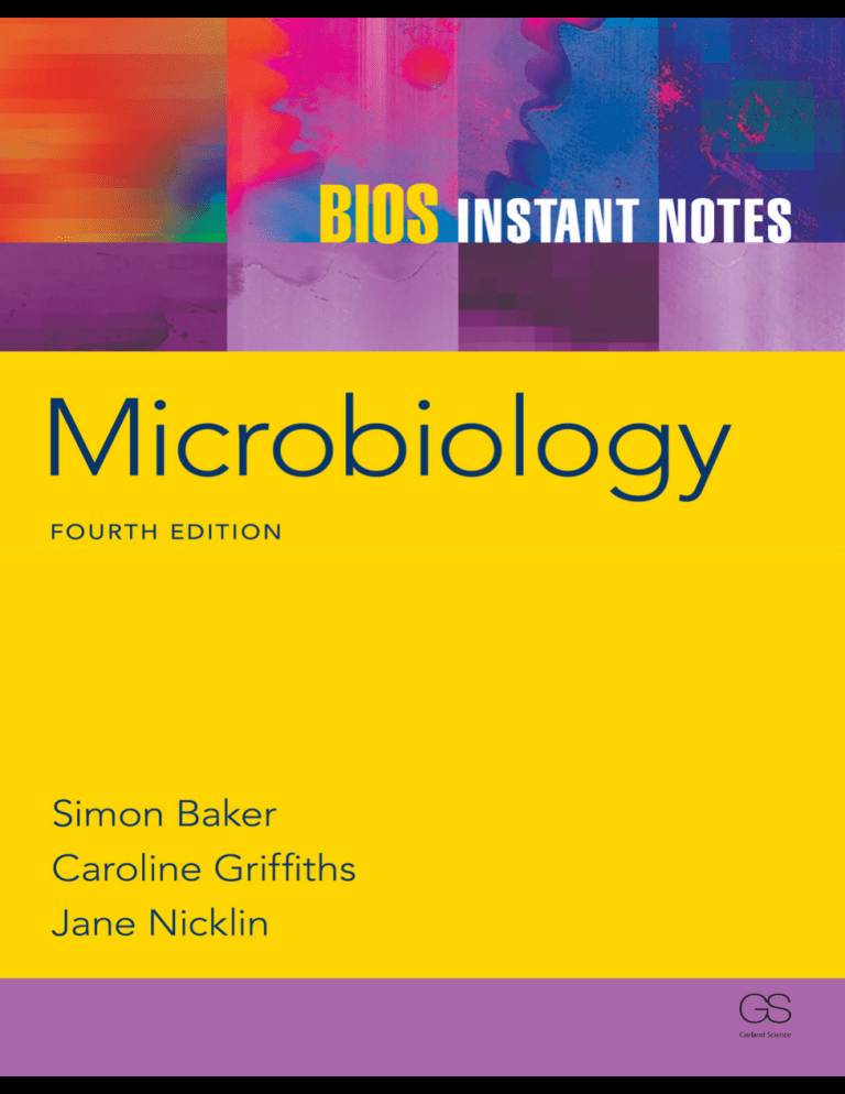 Microbiology Textbook: BIOS Instant Notes, 4th Edition