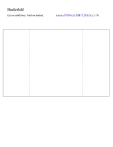 Shutterfold & Shutterflap Printable Activity