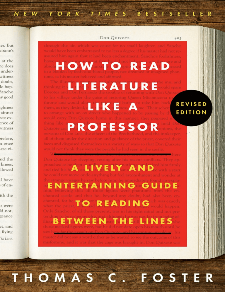 How to Read Literature Like a Professor: A Guide