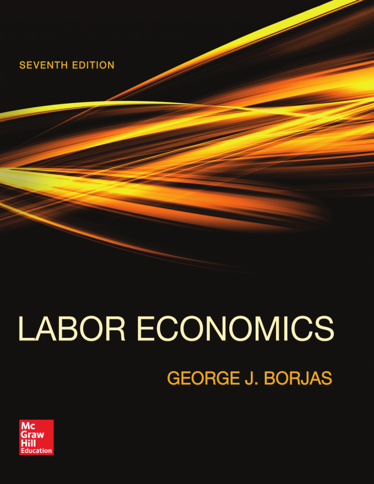 Labor Economics Textbook, 7th Edition by George J. Borjas