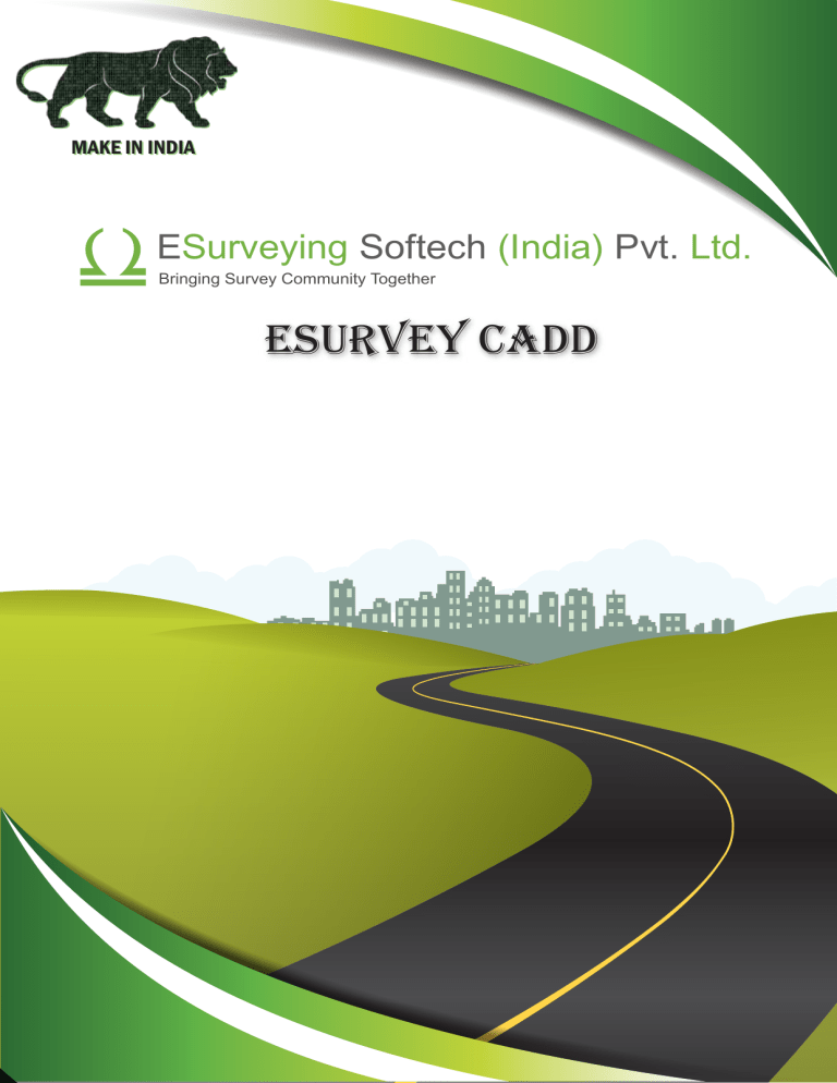 ESurvey CADD: Survey Engineering Software Brochure