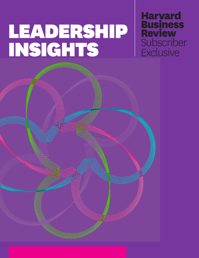 HBR LeadershipInsights