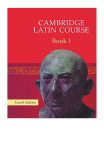 Cambridge Latin Course Book 1