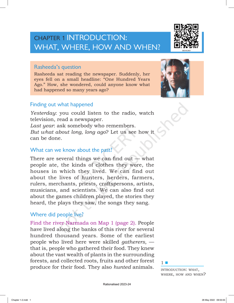 Introduction to History: What, Where, How, When