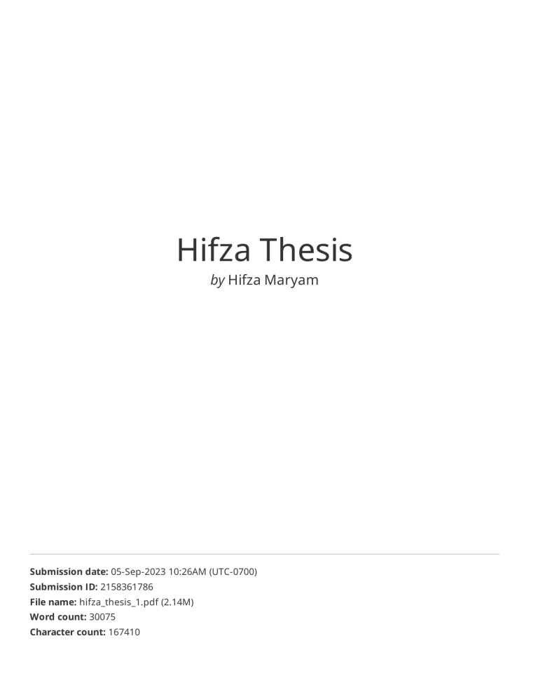 Hifza Thesis
