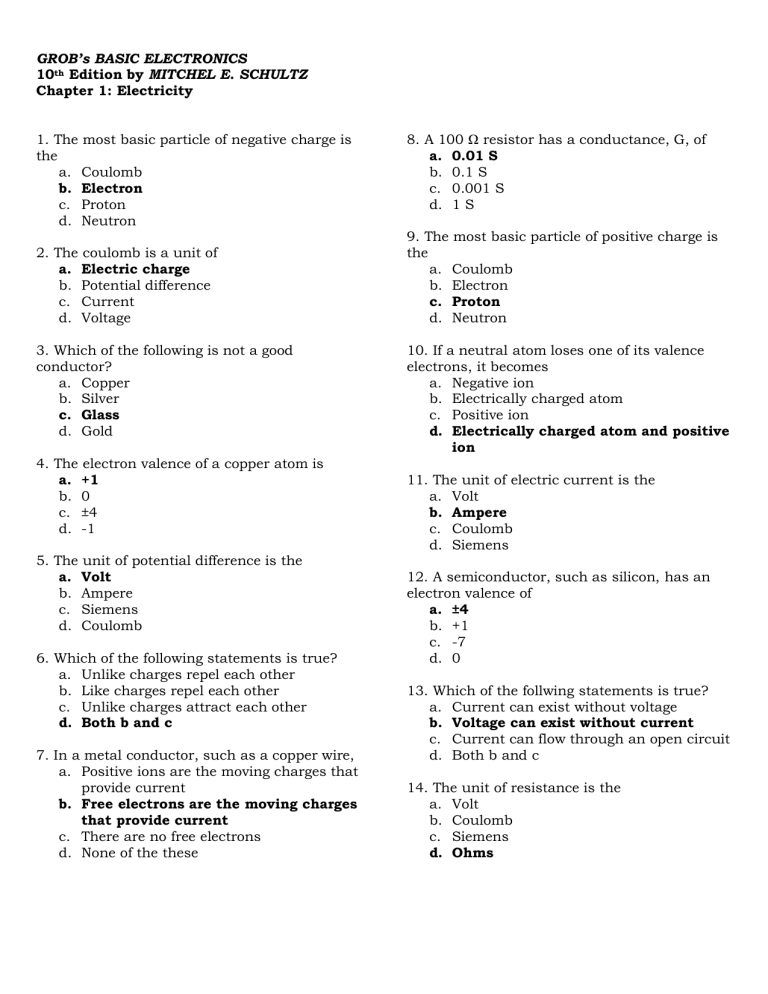 GROB-Basic-Electronics-Full-MCQ