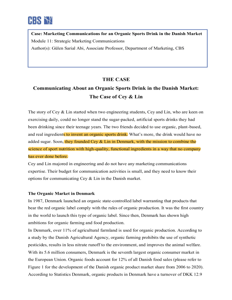 Marketing Communications Case