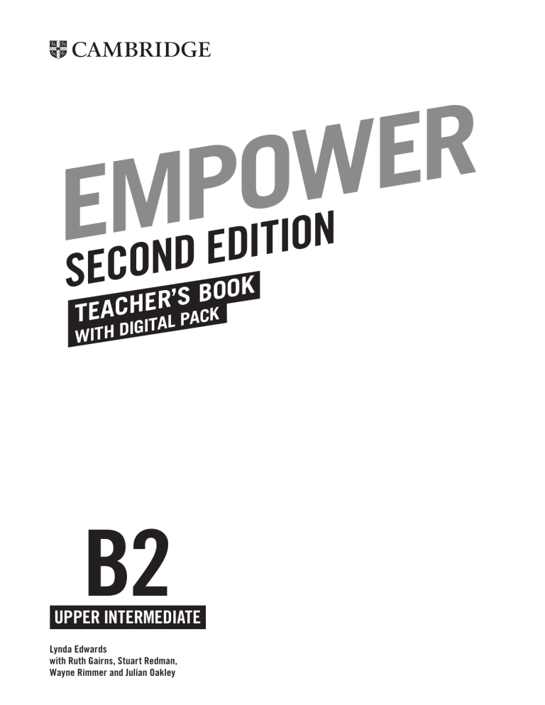 pdfcoffee.com empower-second-edition-upper-intermediate-teacherx27s-book-pdf-free