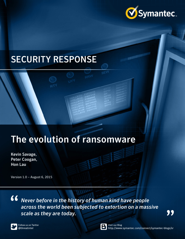 The Evolution Of Ransomware