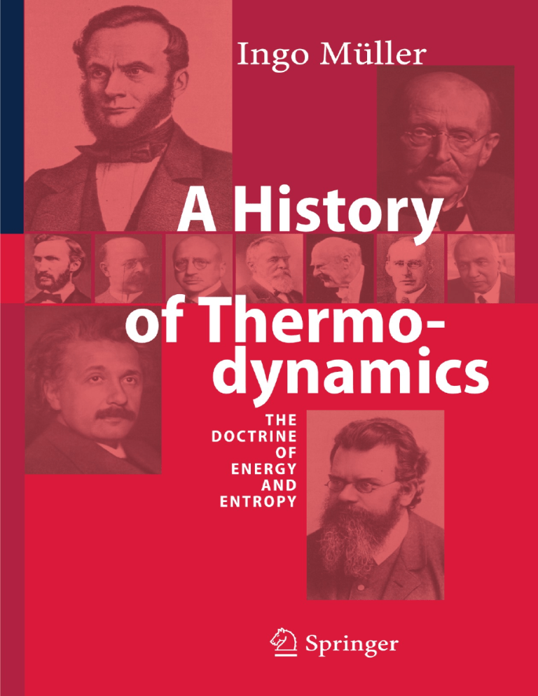 A History of Thermodynamics