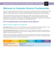Code.org CS Fundamentals Syllabus & Overview