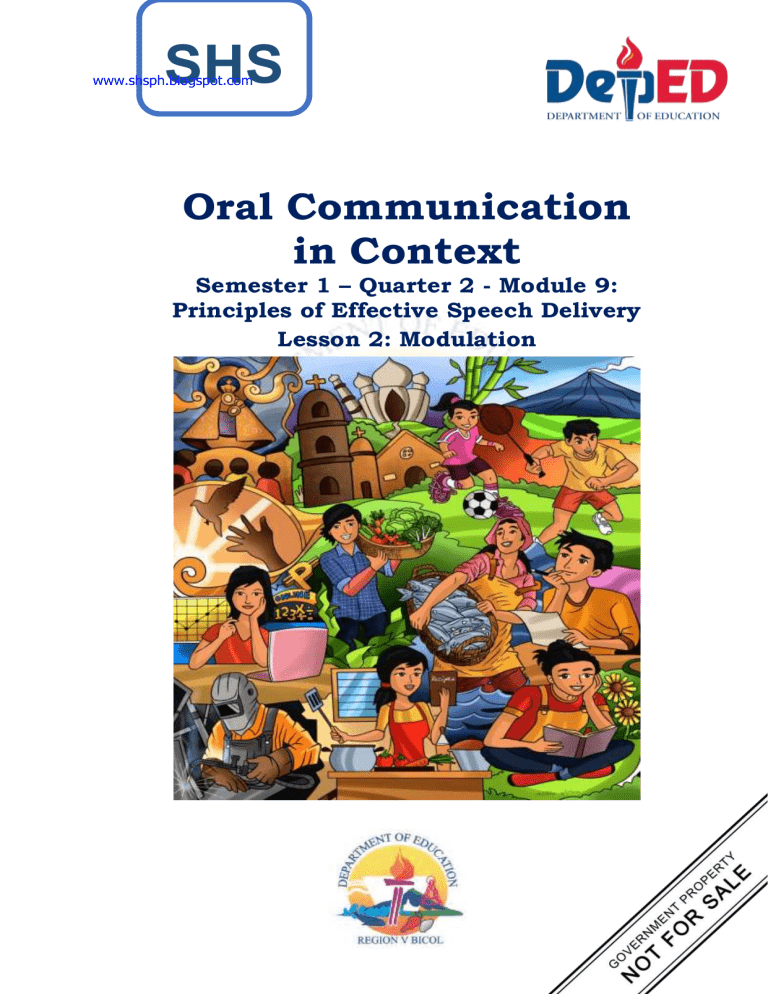 Oral Communication Module: Effective Speech Delivery & Modulation