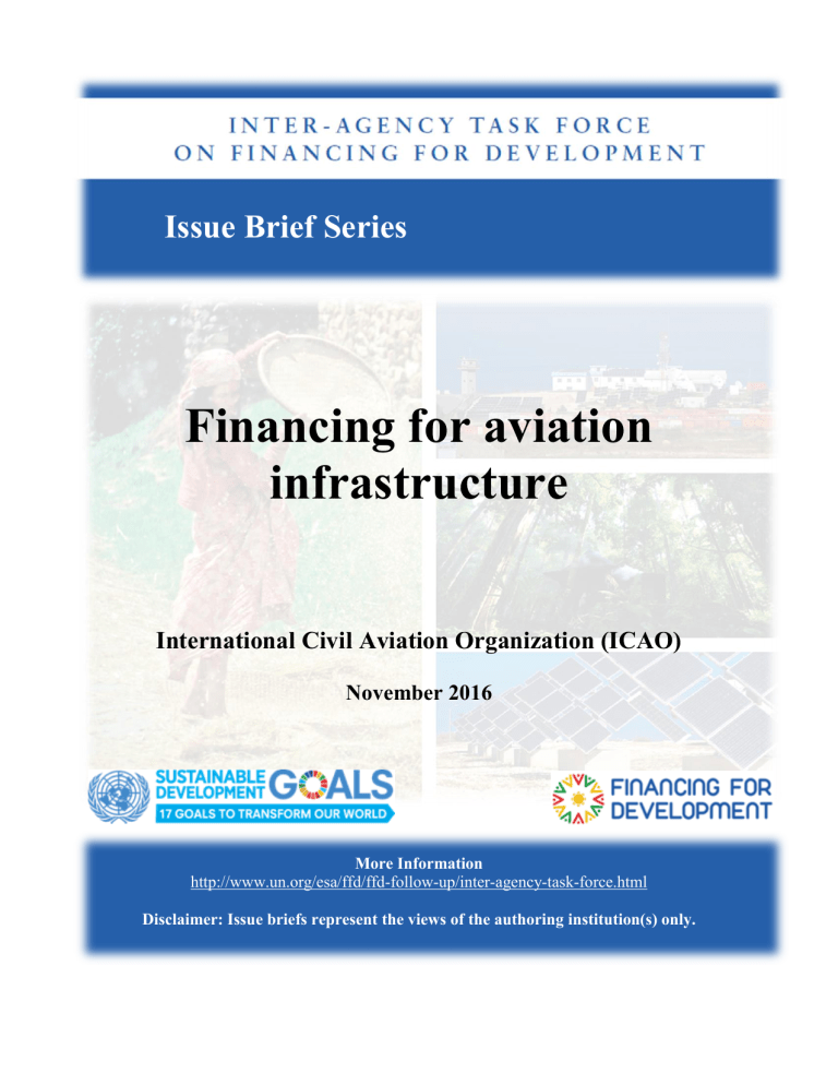 Financing-for-aviation-infrastructure ICAO IATF-Issue-brief