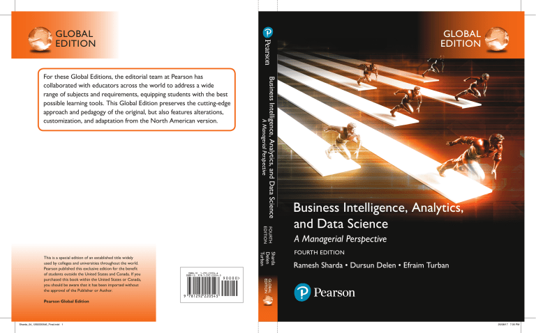 Business Intelligence, Analytics, and Data Science Textbook