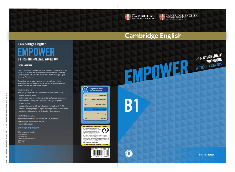 Empower B1 Pre Intermediate WB