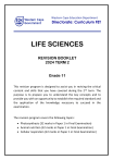 Grade 11 Life Sciences Revision Booklet