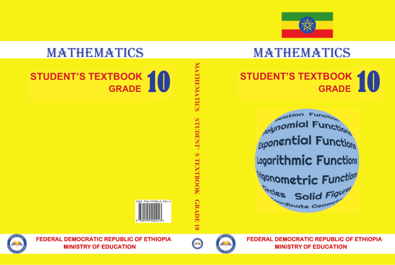 Grade 10 Mathematics Textbook: Relations, Functions, Geometry