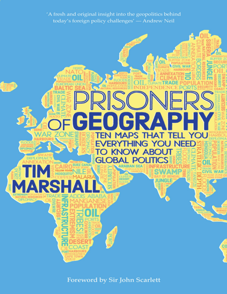 Prisoners of Geography Book Cover & Excerpt