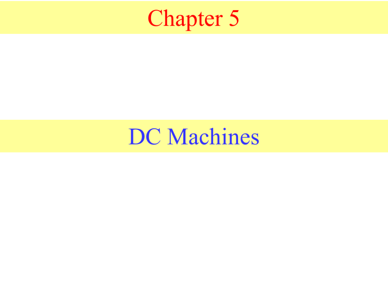 DC Machines: Construction, Operation, and Control