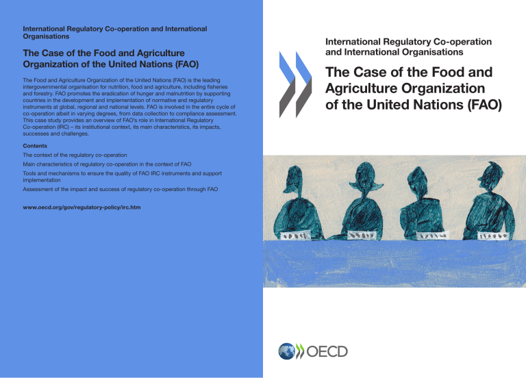 FAO & International Regulatory Co-operation Case Study