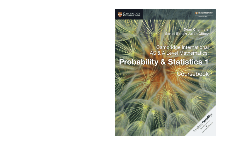 Probability & Statistics 1 Coursebook