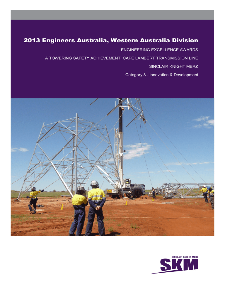 Cape Lambert Transmission Line Safety Innovation