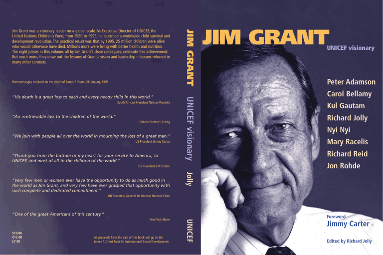 Jim Grant: UNICEF Visionary - Biography & Leadership Lessons