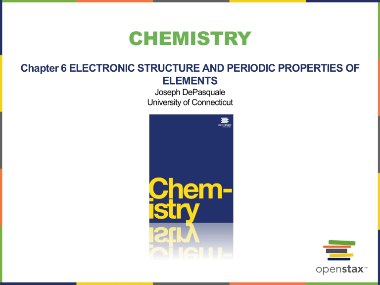 Electronic Structure & Periodic Properties of Elements