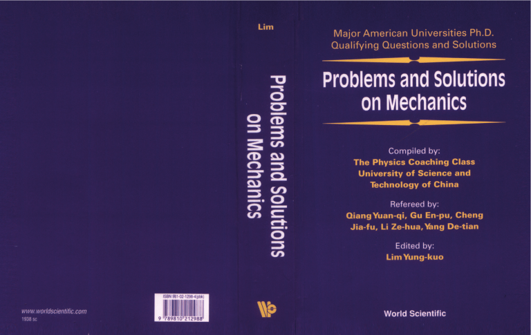 Mechanics Problems & Solutions: University Physics Textbook