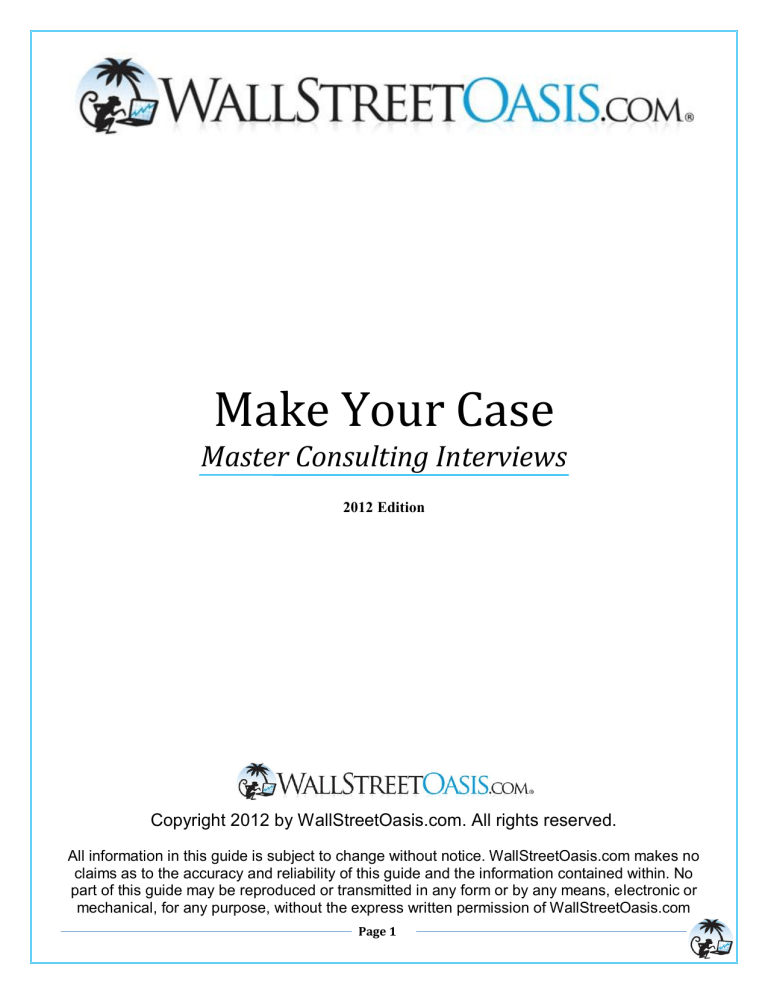 Master Consulting Interviews Guide: Case Prep & Frameworks