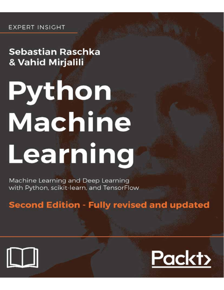 Python Machine Learning Textbook: Scikit-learn & TensorFlow
