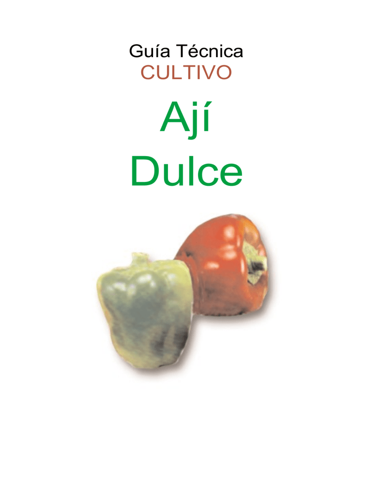 Guía Técnica Cultivo Ají Dulce