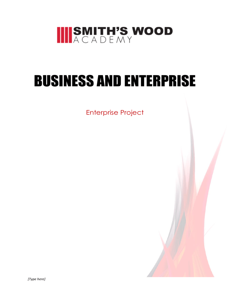 Enterprise Project: Chocolate Bar Business Plan