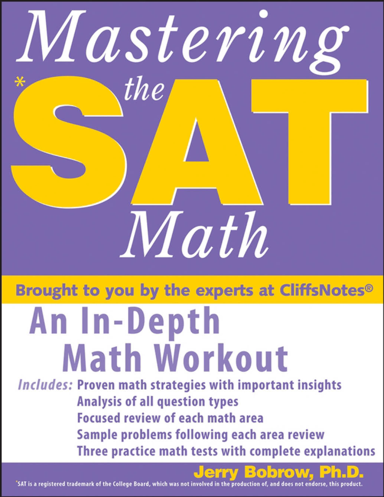 Mastering SAT Math: Study Guide & Practice