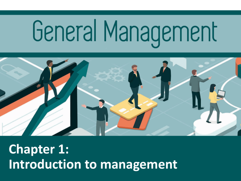 Introduction to Management: Principles & Challenges