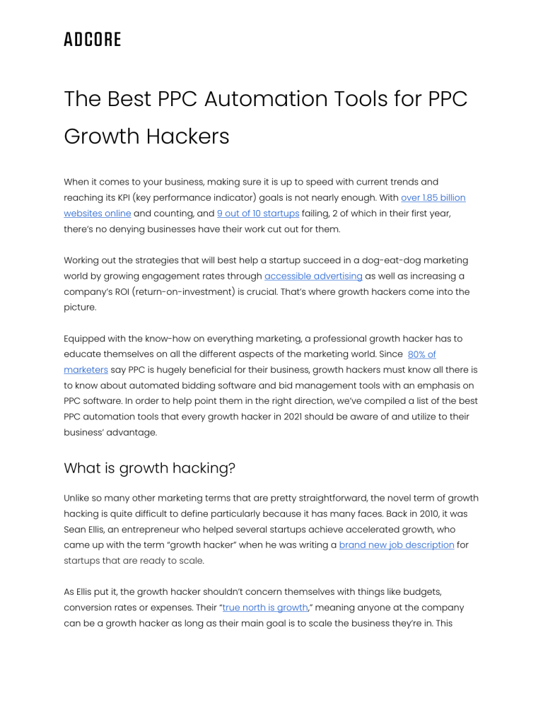 Best PPC Automation Tools for Growth Hackers