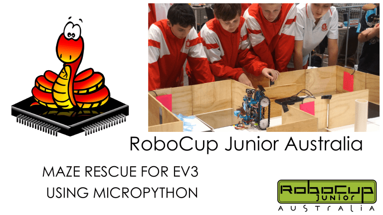 RoboCup Junior Maze Rescue EV3 MicroPython Guide
