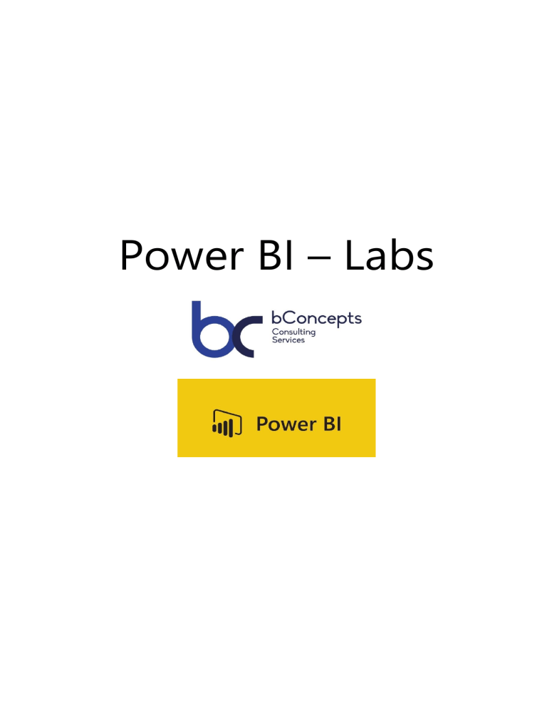 Power BI Labs: Data Modeling & DAX