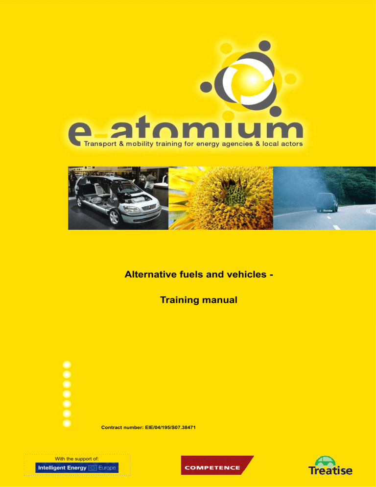 Alternative Fuels & Vehicles Training Manual