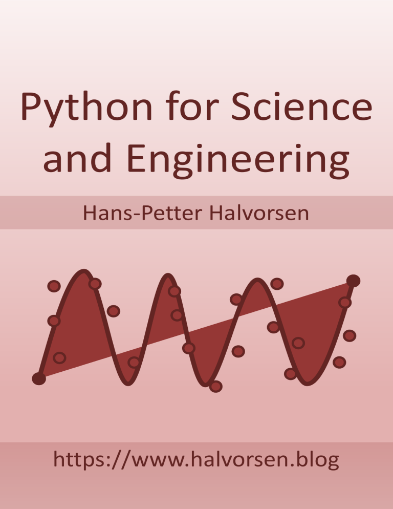 Python for Science and Engineering Textbook