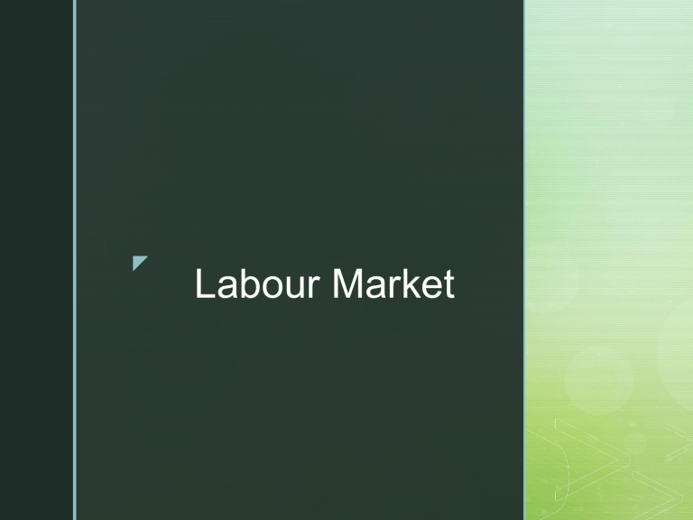Labour Market: Demand, Supply, and Wage Differentials