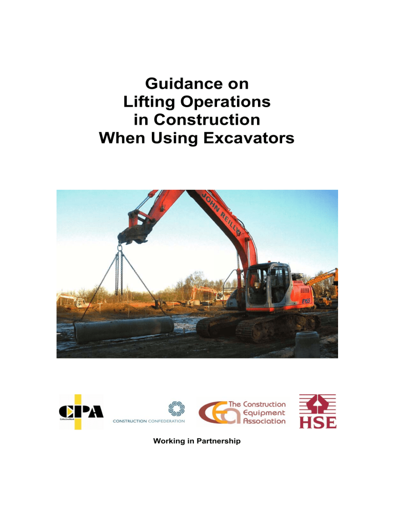 Excavator Lifting Operations: Construction Safety Guidance
