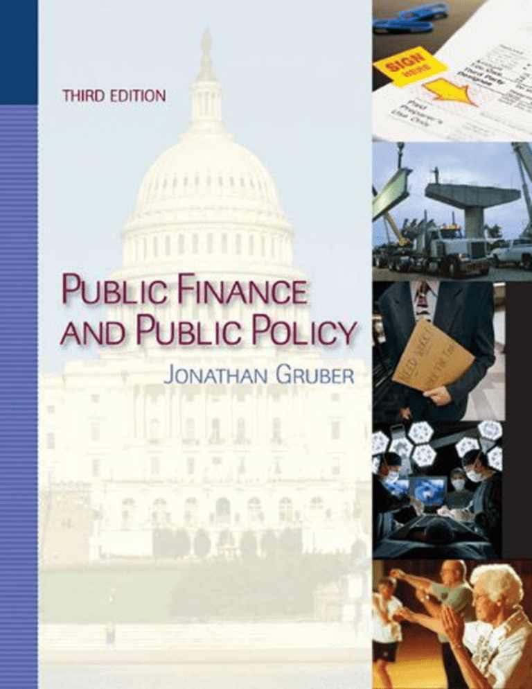 Public Finance & Policy: Textbook by Jonathan Gruber
