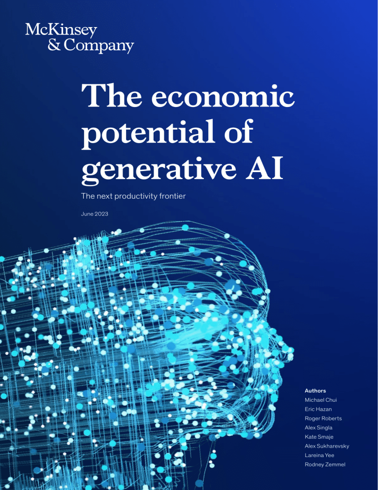 Generative AI: Economic Potential & Productivity Frontier